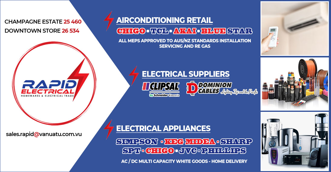 Yellow Pages of Vanuatu - Construction & Hardware - Plumbers/Electricians/Welding - Rapid ...